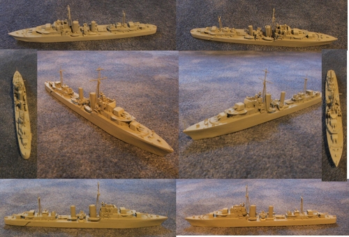 Tribal Class Destroyer 1/350 Scale . . . . . . . . . . .(completed 15 ...
